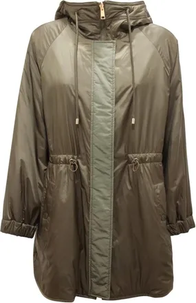 Max Mara Femme, Vestes, Vert, Taille: 32 FR Alcamo Quilted Coat