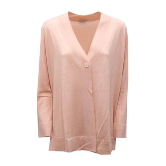 KANGRA Seide/Kaschmir Cardigan Pullover 7571 Modell - - Knitwear - Damen - Rosa - S