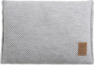 Knit Factory Lynn Kissen - Grau - 60x40 cm