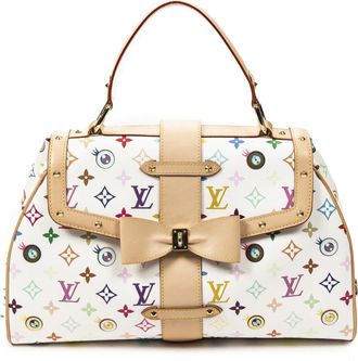 Louis Vuitton Crossbody Bags - Ltd. Ed. Takashi Murakami Multicolore Sac Retro GM - Gr. unisize - in Wei&szlig; - f&uuml;r Damen