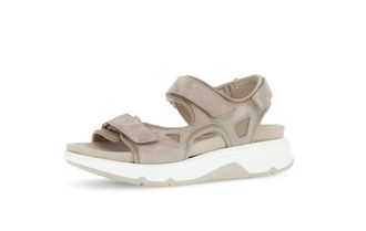 Gabor Damen Plateausandalen, Frauen Sandalen,Wechselfu&szlig;bett,Sommerschuhe,Freizeitschuhe,offene Schuhe,Strandschuhe,bequem,leinen,40 EU / 6.5 UK