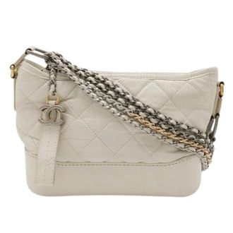 Chanel Pre-owned Gabrielle Small Hobo Shoulder Bag - Femme - Pre-owned - Blanc - Taille: ONE Size