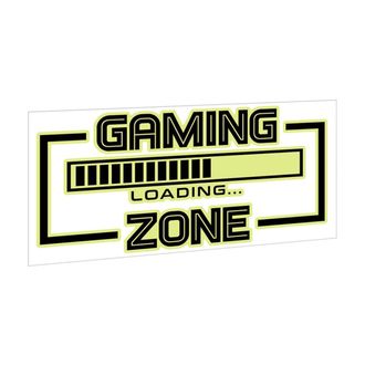 Hemobllo Selbstklebender Gaming Wandsticker Gr&uuml;n Leuchtend f&uuml;r Spielzimmer Kinderzimmer Gamer Geschenk Wandtattoo Zocker Dekor