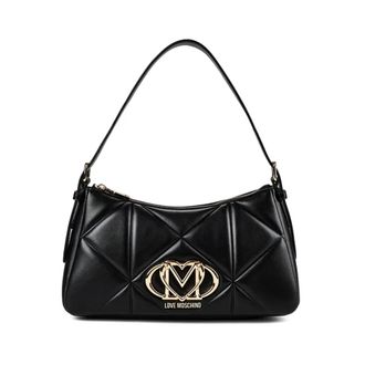 Love Moschino Embossed Q Umh&auml;ngetasche - - Bags - Damen - Schwarzk - ONE SIZE