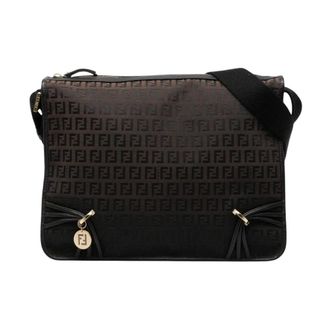 Fendi Sac bandouli&egrave;re Fendi Vintage &agrave; motif - Femme - Pre-owned - Brun - Taille: ONE Size