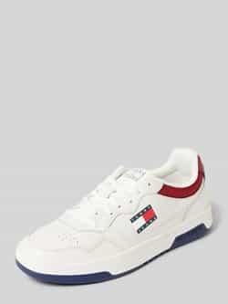 Tommy Jeans Ledersneaker mit Label-Print