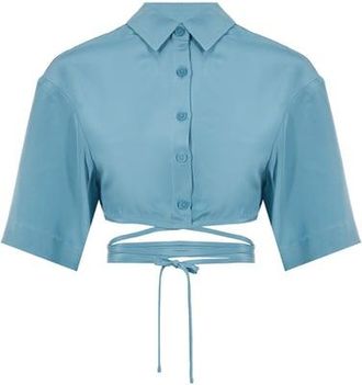 CHRISTOPHER ESBER Chemise courte en soie