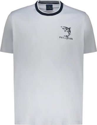 Paul & Shark Homme, Tops, Bleu, Taille: XL Crew Neck T-Shirt