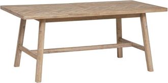Atmosphera Table &agrave; manger extensible Aeris en bois pour 6 &agrave; 8 personnes