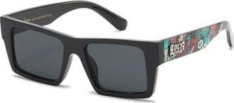 Locs lunettes de soleil mode ville habillé rap rappeur poker mixte femmes hommes 8LOC91193-PAINT (graffiti E)