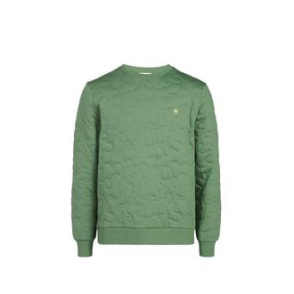 Faguo Sweat Bussy &agrave; motifs en coton m&eacute;lang&eacute;