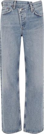 A Gold E Femme, Jeans, Bleu, Taille: W23 Arc Criss Cross Jeans