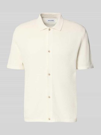 Jack & Jones Regular Fit Freizeithemd mit Polokragen und Knopfleiste