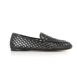 Lola Cruz Femme, Chaussures, Noir, Taille: 39 EU Mocassins en cuir perfor&eacute;