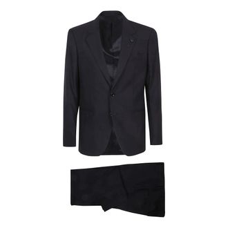 Lardini Einreiher-Anzug - - Suits - Herren - Blau - S