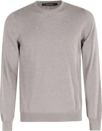 Tagliatore Homme, Pulls, Beige, Taille: 2XL Pull en laine &agrave; col rond