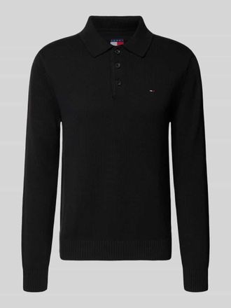 Tommy Jeans Slim Fit Strickpullover aus reiner Baumwolle