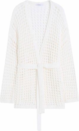 Max Mara Rundhalspullover - Creme