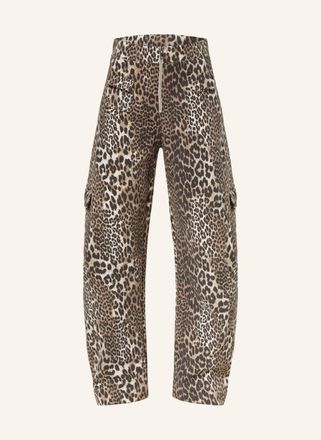 Ganni Cargohose braun