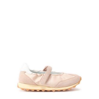 RUN OF Baskets &agrave; scratch en cuir