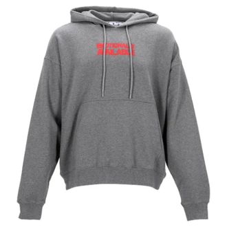 Off-white Baumwolle tops - - Sweatshirts & Hoodies - Damen - Grau - M