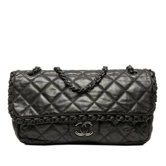 Chanel Pre-owned Vintage Schultertasche - - Pre-owned - Damen - Grau - ONE SIZE