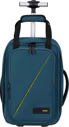 American Tourister Take2Cabin - Ryanair Kabinentasche 40 x 25 x 20 cm, 20 L, 1.40 kg, Rucksack auf Rollen, Handgep&auml;ck, Flugzeug Rucksack S Underseater, Blau (Harbor Blue