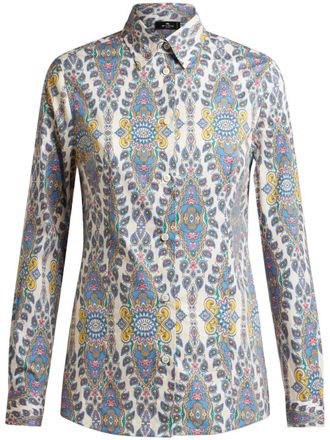Etro chemise à imprimé cachemire - Blanc