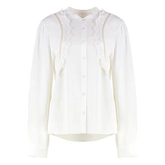 Isabel Marant Filippa Viscose Bluse - - Blouses & Shirts - Damen - Wei&szlig; - S