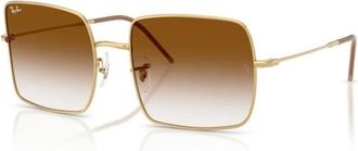 Ray-Ban Femme, Accessoires, Jaune, Taille: 54 MM Square Reverse Lunettes de soleil
