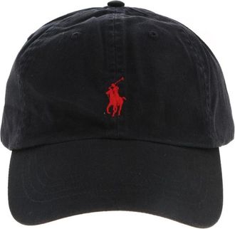 Polo Ralph Lauren Schwarze Baseballkappe mit gesticktem Logo - - Accessories - Herren - Schwarzk - ONE SIZE