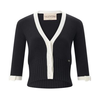 Valentino Damen, Strickwaren, Schwarzk, SGr&ouml;&szlig;e