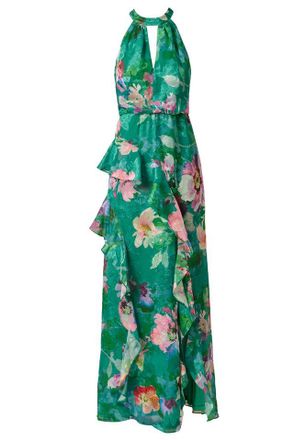 Adrianna Papell Maxikleid Printed Mermaid Dress Weiches Meerjungfrauenkleid aus Chiffon mit Blumenmuster