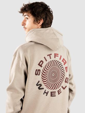 Spitfire Classic 87 Swirl Fade Fill Hoodie red & black