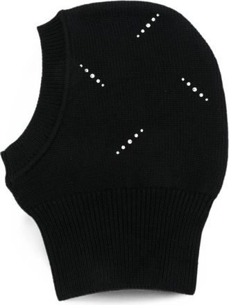 Ernest W. Baker Crystal-embellished Knitted Balaclava