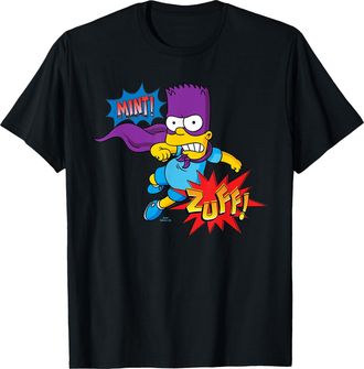 The Simpsons Bart Simpson Bartman Super Hero Sound Effects T-Shirt