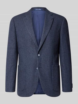 Christian Berg Sakko aus Polyester-Woll-Mix in Melange-Optik