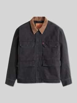 Levi's Relaxed Fit Jeansjacke aus reiner Baumwolle mit aufgesetzten Taschen