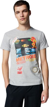 Nintendo Herren Metroid Graphic Tees Hemd, Athletic Heater, Klein