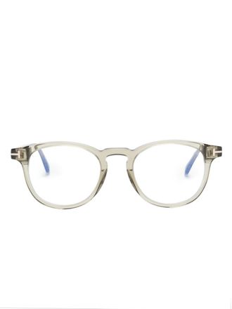 Tom Ford Eyewear lunettes de vue &agrave; monture pantos - Tons neutres