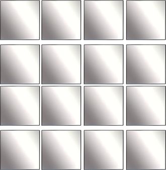 Generic Selbstklebende Wandspiegel - Acrylspiegelfliesen zur Wandmontage - Zuschneidbare quadratische Spiegel (15 x 15 cm) für Yoga, Fitnessstudio und Heimfit