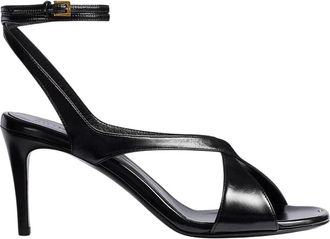 Khaite Femme, Chaussures, Noir, Taille: 39 EU Liria Ankle Strap Sandal 75