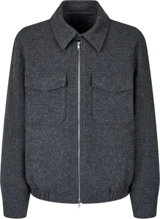 TOMBOY veste zipp&eacute;e &agrave; poche poitrine - Gris
