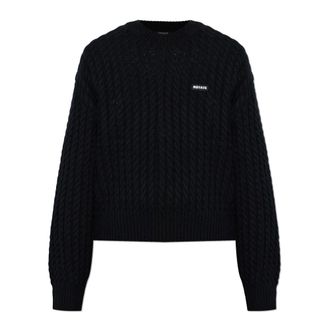 Rotate Zopfstrickpullover - - Knitwear - Damen - Schwarzk - M
