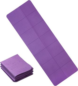 Generic Faltbare Trainingsmatte, nicht rutschend, tragbar, doppelseitig, kompakt, f&uuml;r Yoga, Pilates, Stretching, Fitness-Zubeh&ouml;r mit praktischer Reise von zu 