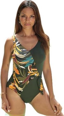 Haute Pression Femme X8078 C01 T44 Maillot De Bain Une Pièce, Multicolore, 44-54 EU