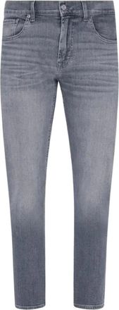7 For All Mankind Homme, Jeans, Gris, Taille: W34 Slimmy Tapered Stretch Tek Ampersand