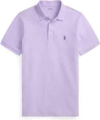 Ralph Lauren Piqu&eacute;-Poloshirt mit kleiner Pony-Stickerei, Custom Slim Fit in