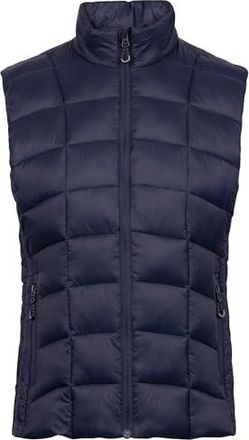 Trespass Gilet rembourr&eacute; avec 2 poches zipp&eacute;es pour femme, bleu marine, XL