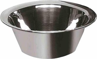 Krüger Krüger Karl Edelstahl-Schüssel, Rührschüssel, Ø 32 cm, Silber